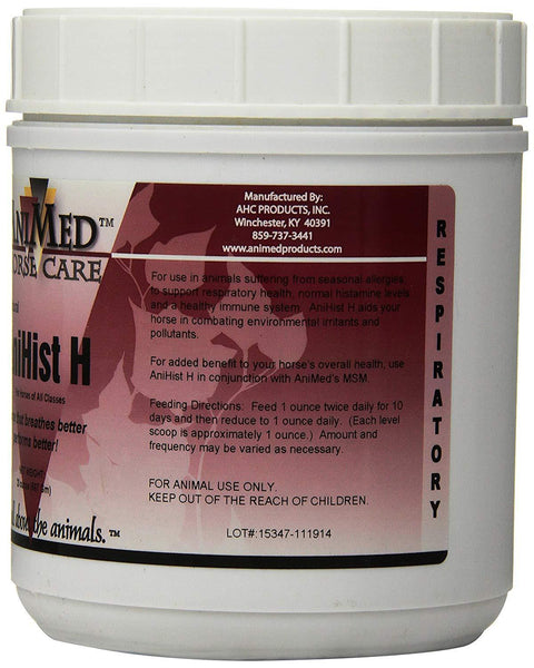 AniMed Anihist-H to Support Normal Histamine Levels in Horses, 20-Ounc ...
